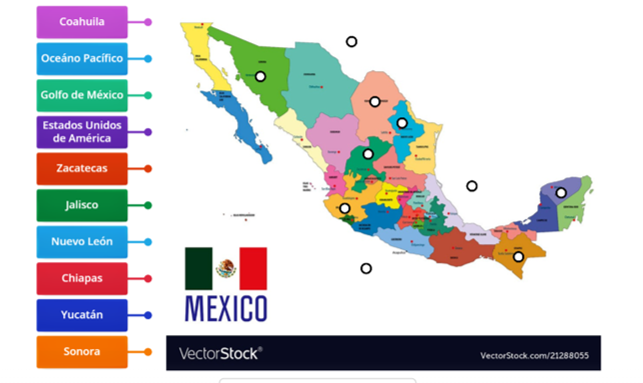 Juega con la geografía de México